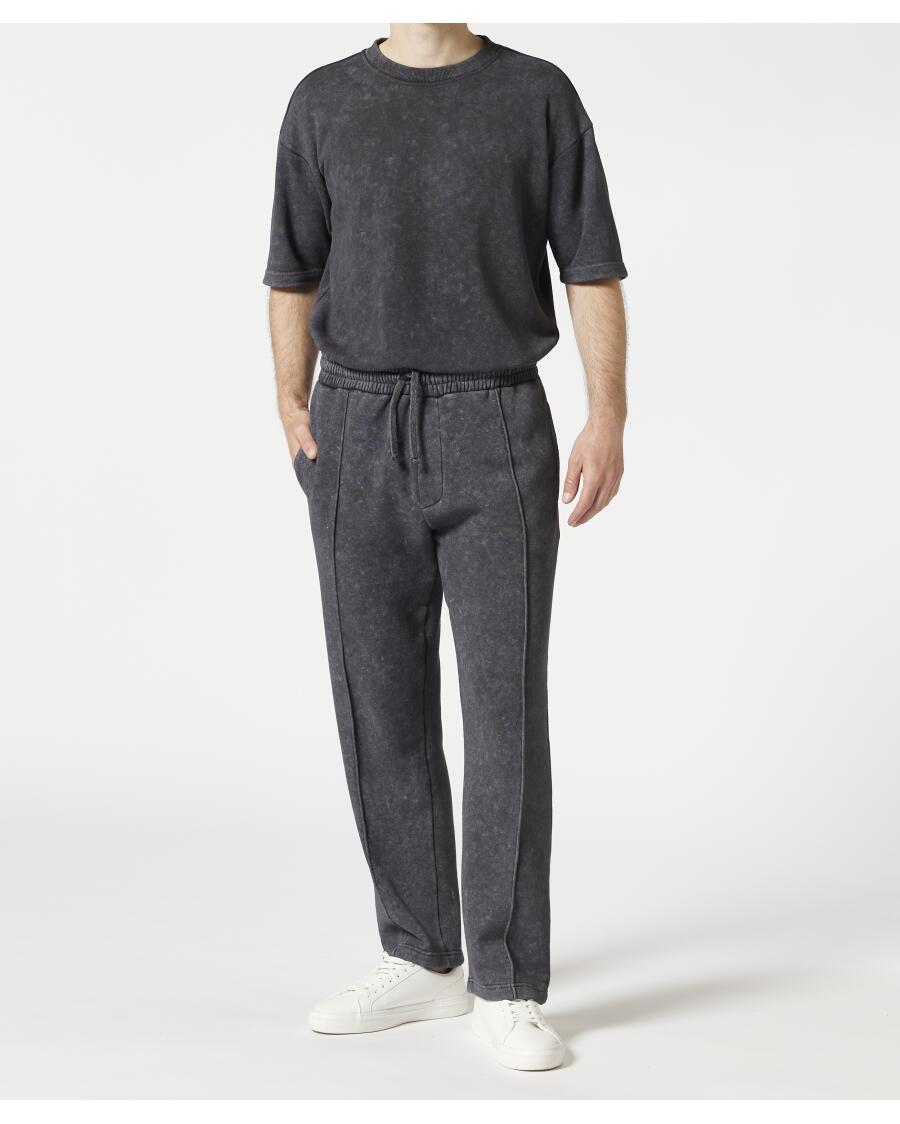 Spodnie do biegania z dzielonymi szwami, Identic, antracyt | Tanie w KiK