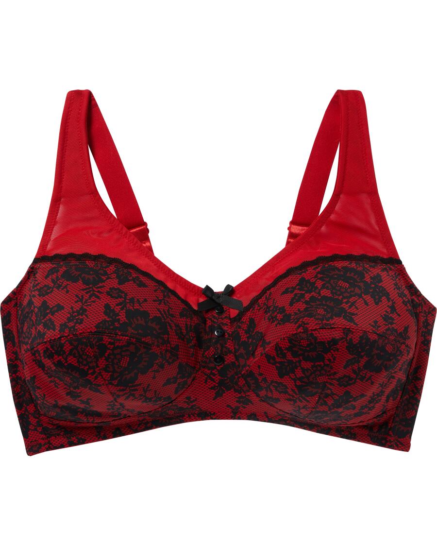 Rode Soft-BH, Janina Plus, rood | Voordelig bij KiK